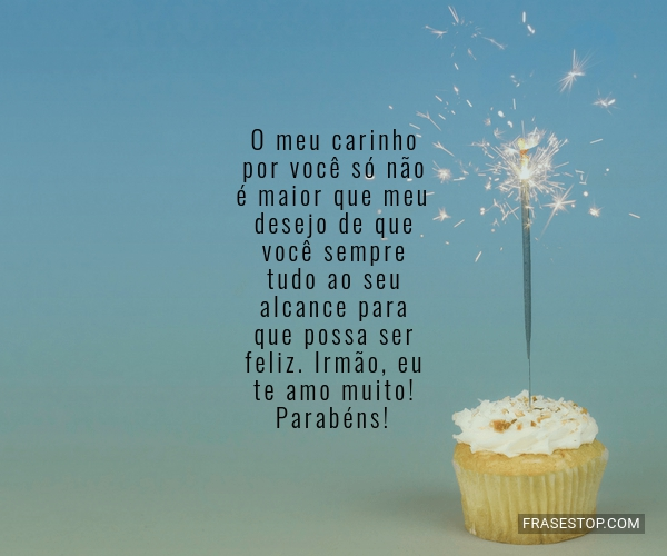 O meu carinho por você só não é maior que meu... - FrasesTop